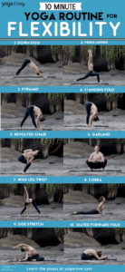 10 Minute Beginner Yoga Routine for Flexibility (+ Free PDF) - Yoga Rove