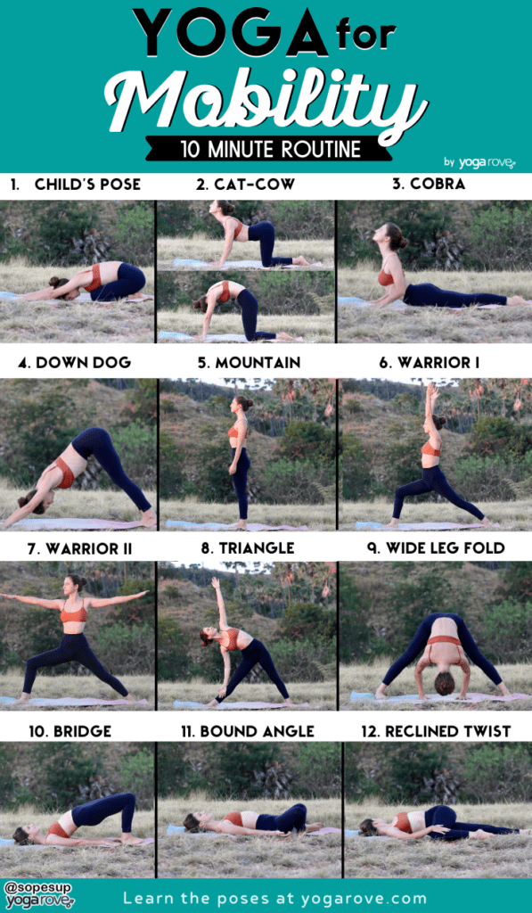 10 Minute Beginner Yoga for Mobility Routine - Yoga Rove