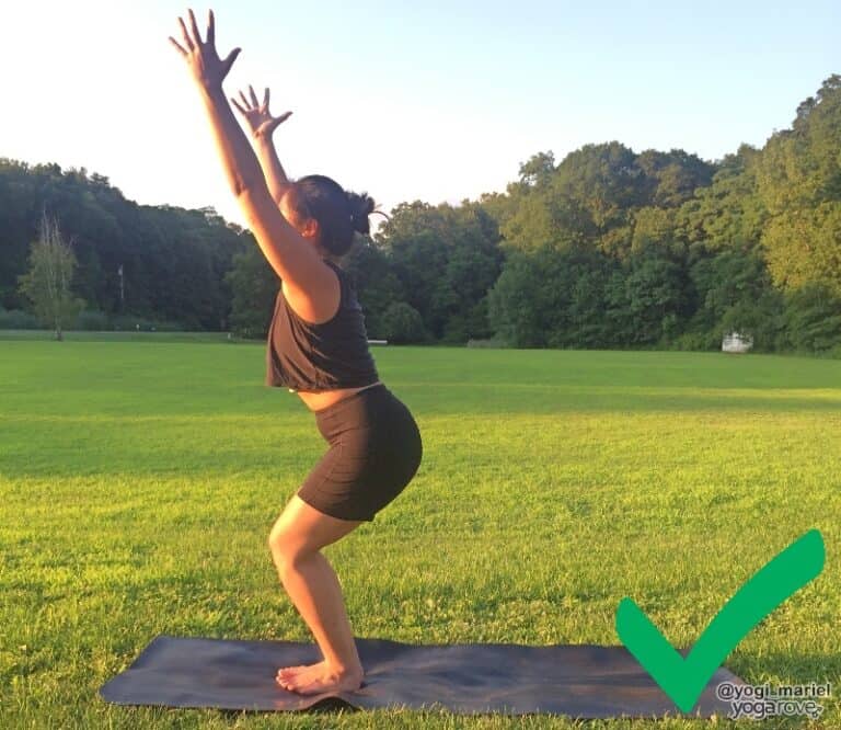 How to Practice Chair Pose (Utkatasana) for Beginners - Yoga Rove