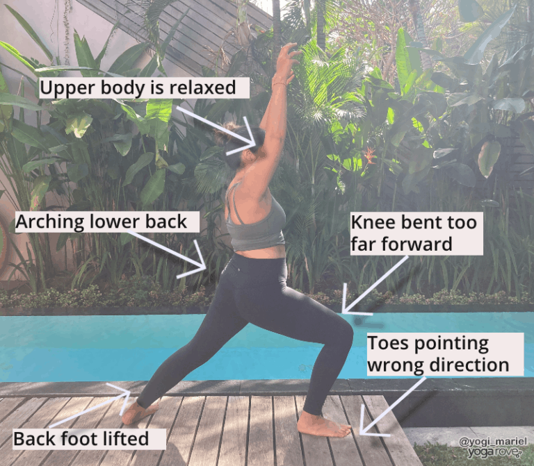 How to Practice Warrior 1 Pose - Yoga Rove